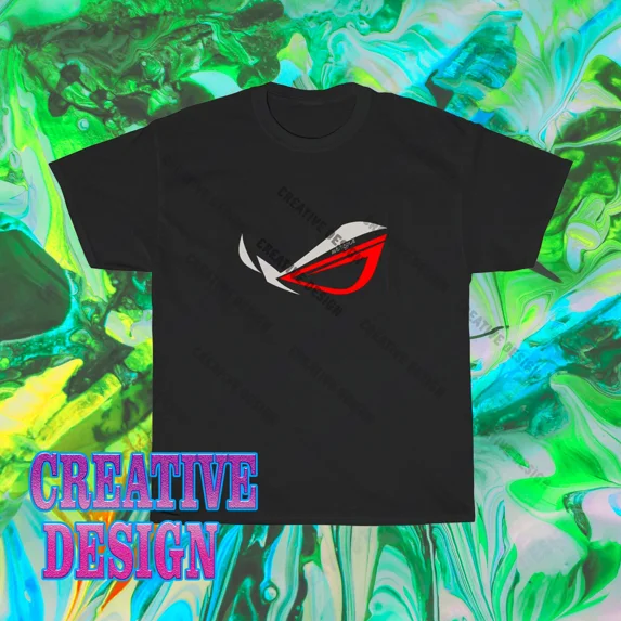 Brand New ASUS ROG The Rise of Gamers Logo Men's T-Shirt Funny Size S ...