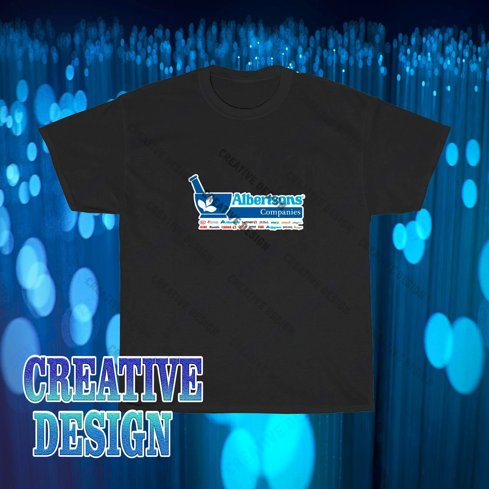 Brand New Albertsons Companies men's logo T-Shirt Funny Size S to 5XL ...