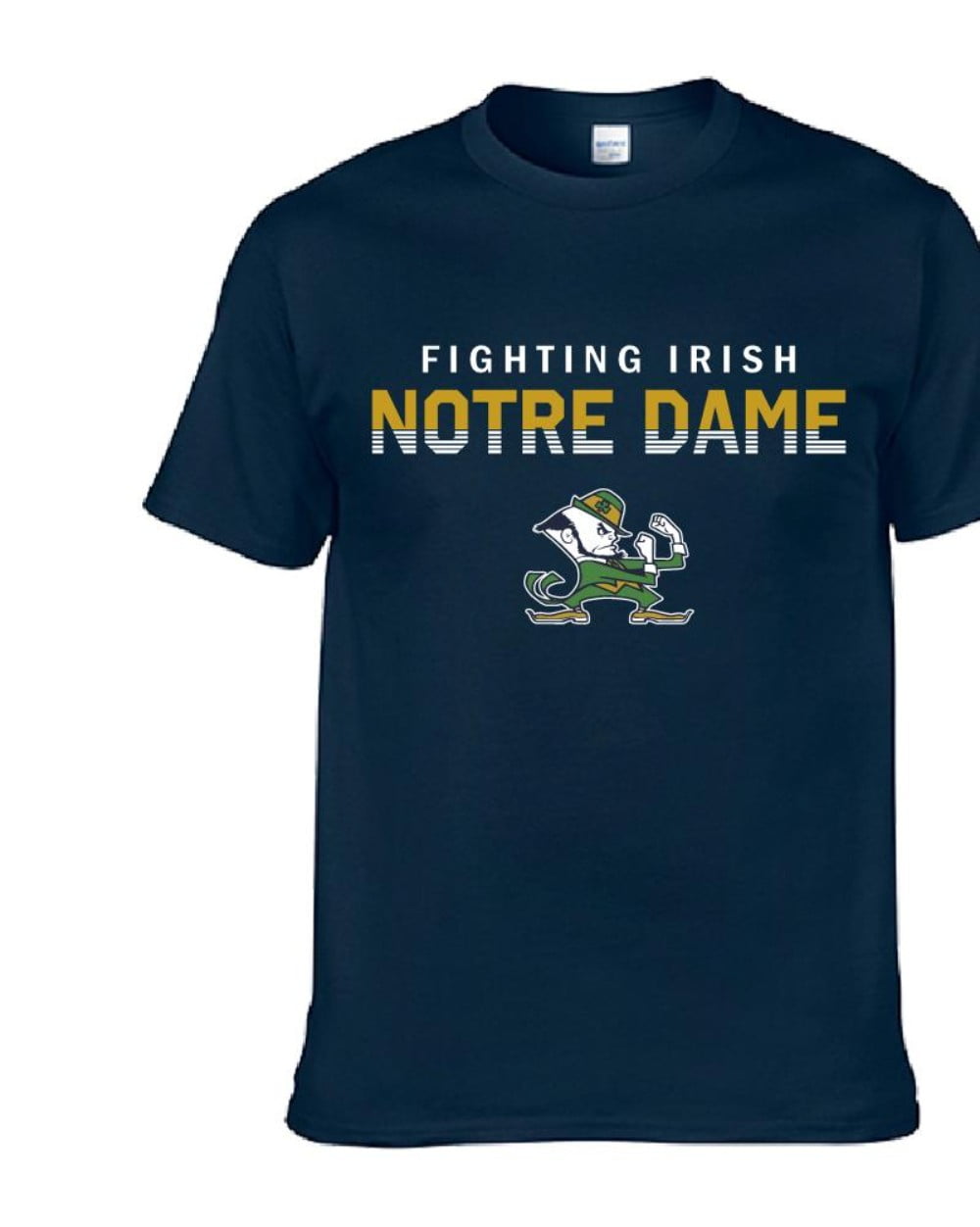 Brand New Athletics ND Fighting/Irish Mascot Design Short-Sleeved T ...