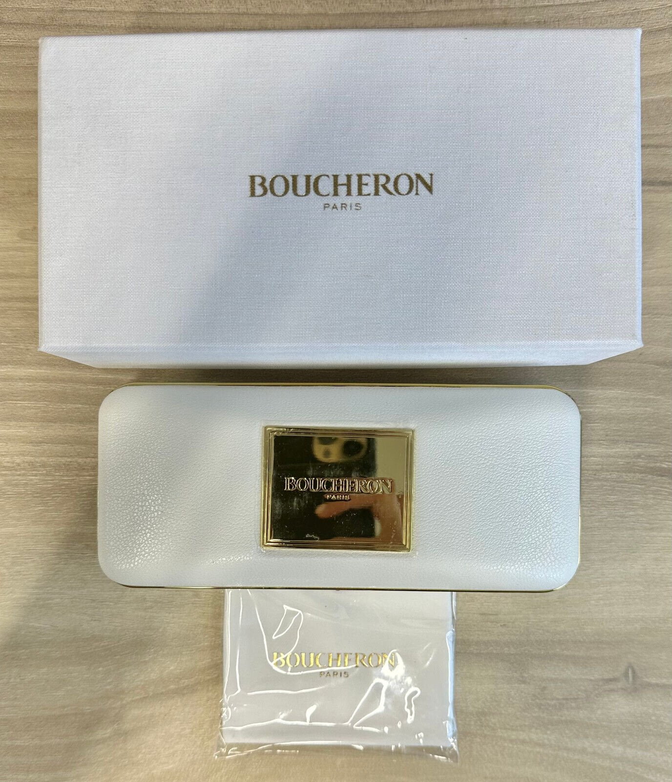 Brand New Authentic Boucheron Case Designer Eyeglasses Sunglasses Hard ...