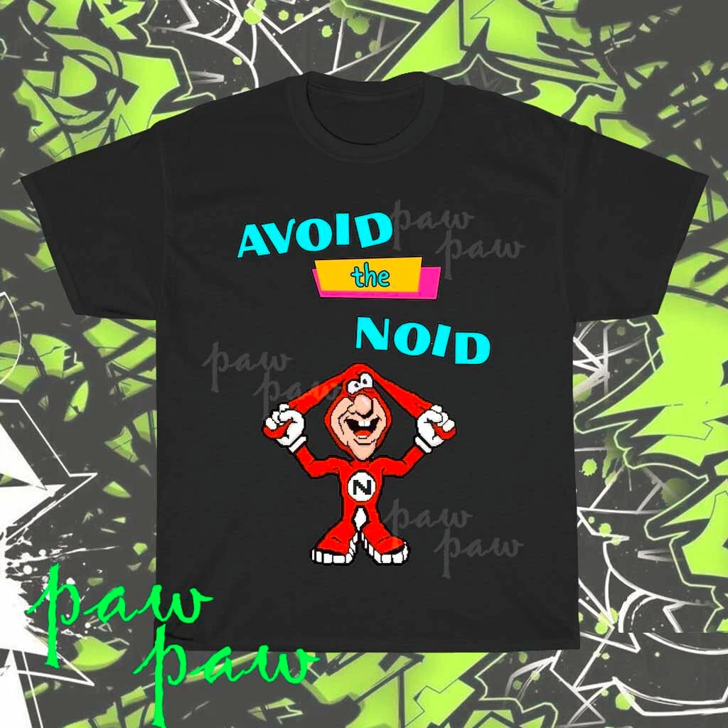 Brand New Avoid the Noid Domino's Pizza Retro logo T-Shirt Funny Size S ...