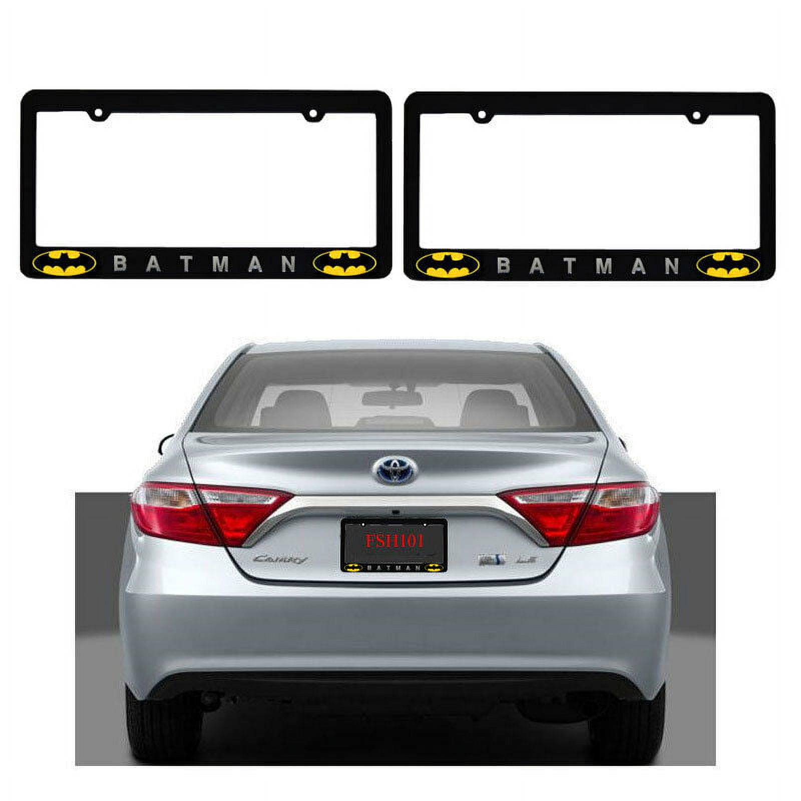 Brand New Batman Logo Set of 2 Universal Fit Car Truck 3-D License ...