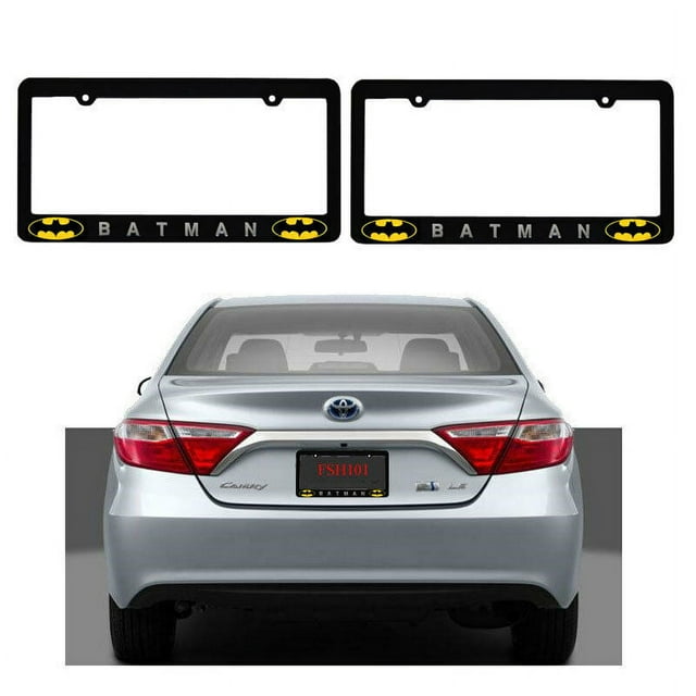 Brand New Batman Logo Set of 2 Universal Fit Car Truck 3-D License ...