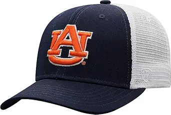 Brand New Collegiate Men's Auburn Mesh Adjustable Trucker Hat, 100% ...