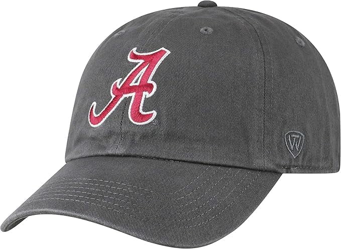 Brand New Collegiate Men's Charcoal Logo Alabama Adjustable Hat, 100% ...