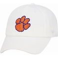 Brand New Collegiate Men's Clemson White Adjustable Hat, 100% Cotton ...