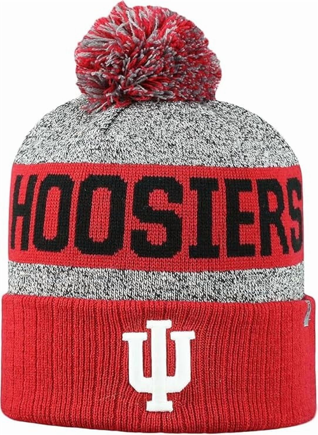 Brand New Collegiate Men's Indiana Cuffed Knit Winter Pom Beanie Hat ...