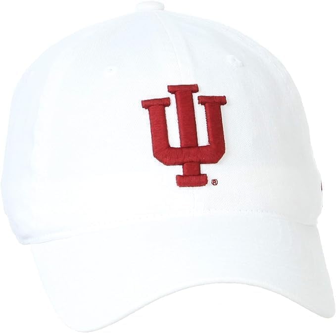 Brand New Collegiate Men's Indiana White Adjustable Hat, 100% Cotton ...
