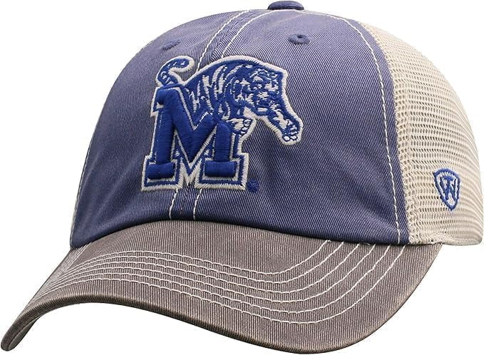 Brand New Collegiate Men's Mesh Offroad Design Memphis Adjustable Hat ...