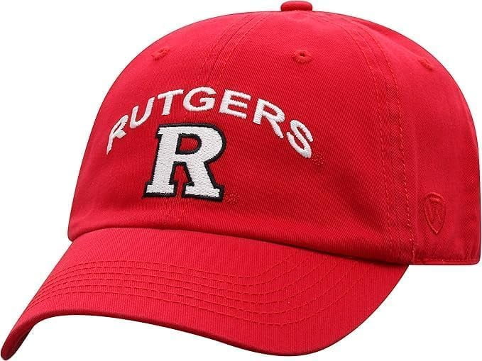 Brand New Collegiate Men's Primary Color Arch Design Rutgers Adjustable ...