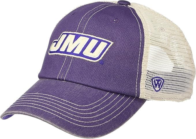 Brand New Collegiate Men's Vintage Design JMU Adjustable Hat, 100% ...