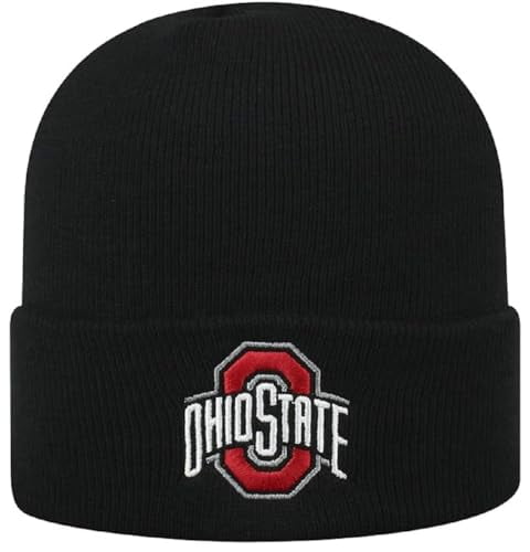 Brand New Collegiate Ohio Cuffed Knit Beanie Hat, 100% Cotton ...