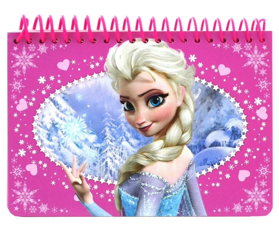 Brand New Disney Frozen Elsa Pink Notebook Memo Book Autograph Book ...