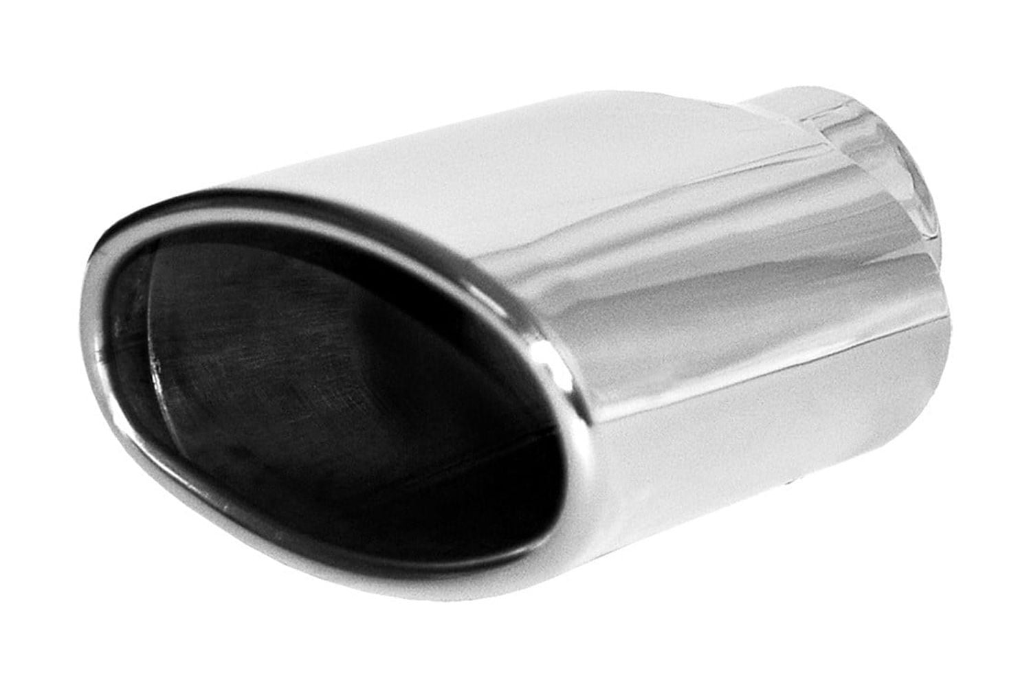 Brand New Double Wall Oval Resonated Exhaust Tip 2.5" In 4.5" X 3.5 ...