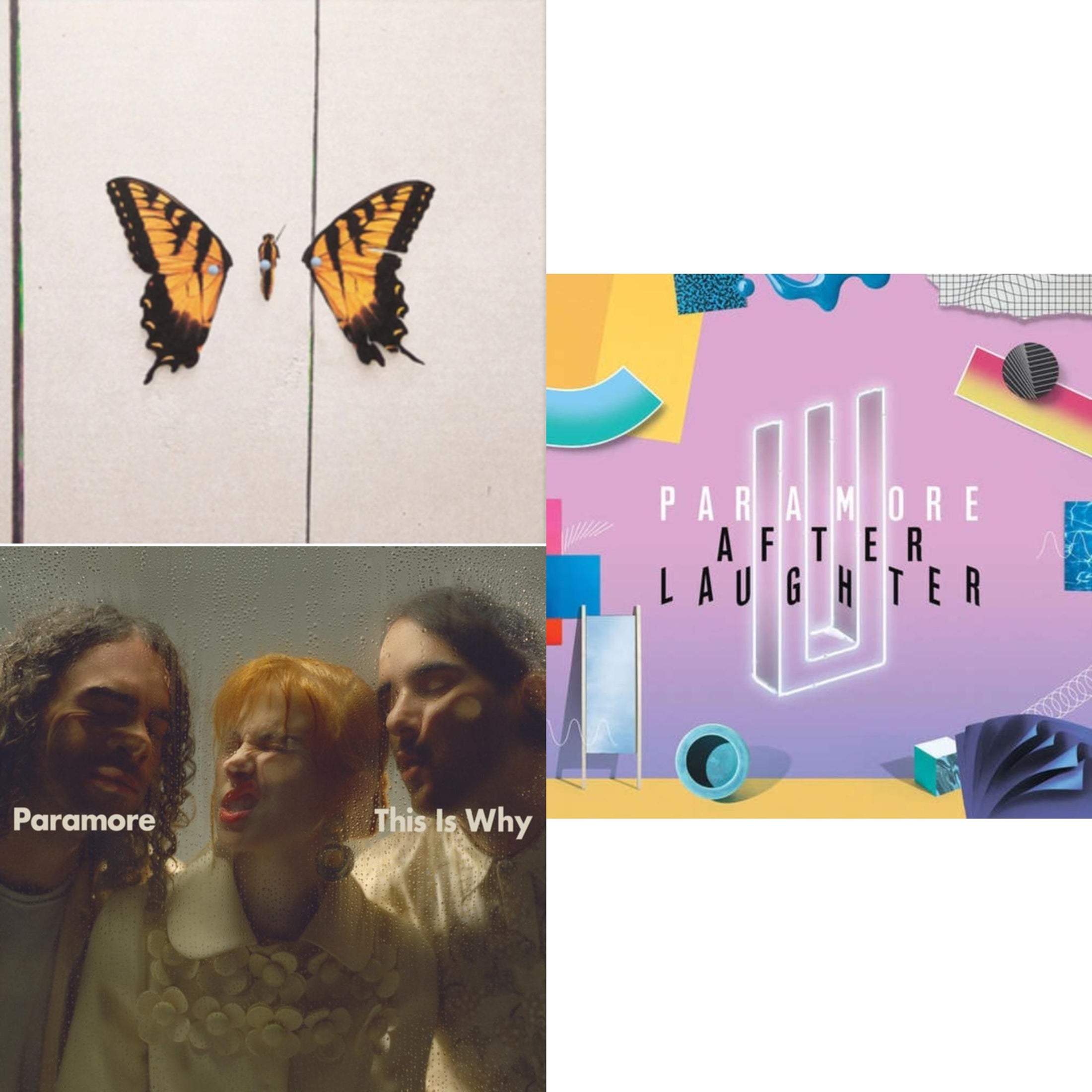Brand New Eyes & This Is Why & After Laughter (Black & White Marble LP ...