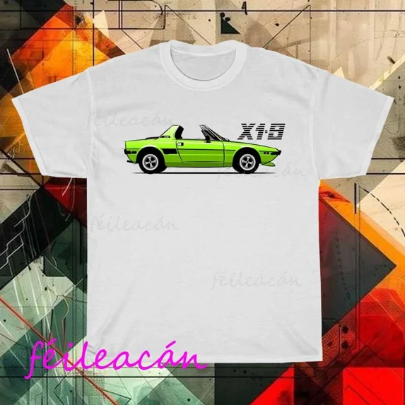 Brand New Fiat X19 Essential Active Logo American T-Shirt Funny Size S ...