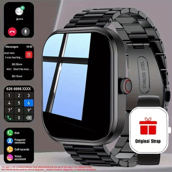 Brand New HD smart Sports Calling Bracelet, 2.01-Inch Full Touchscreen ...