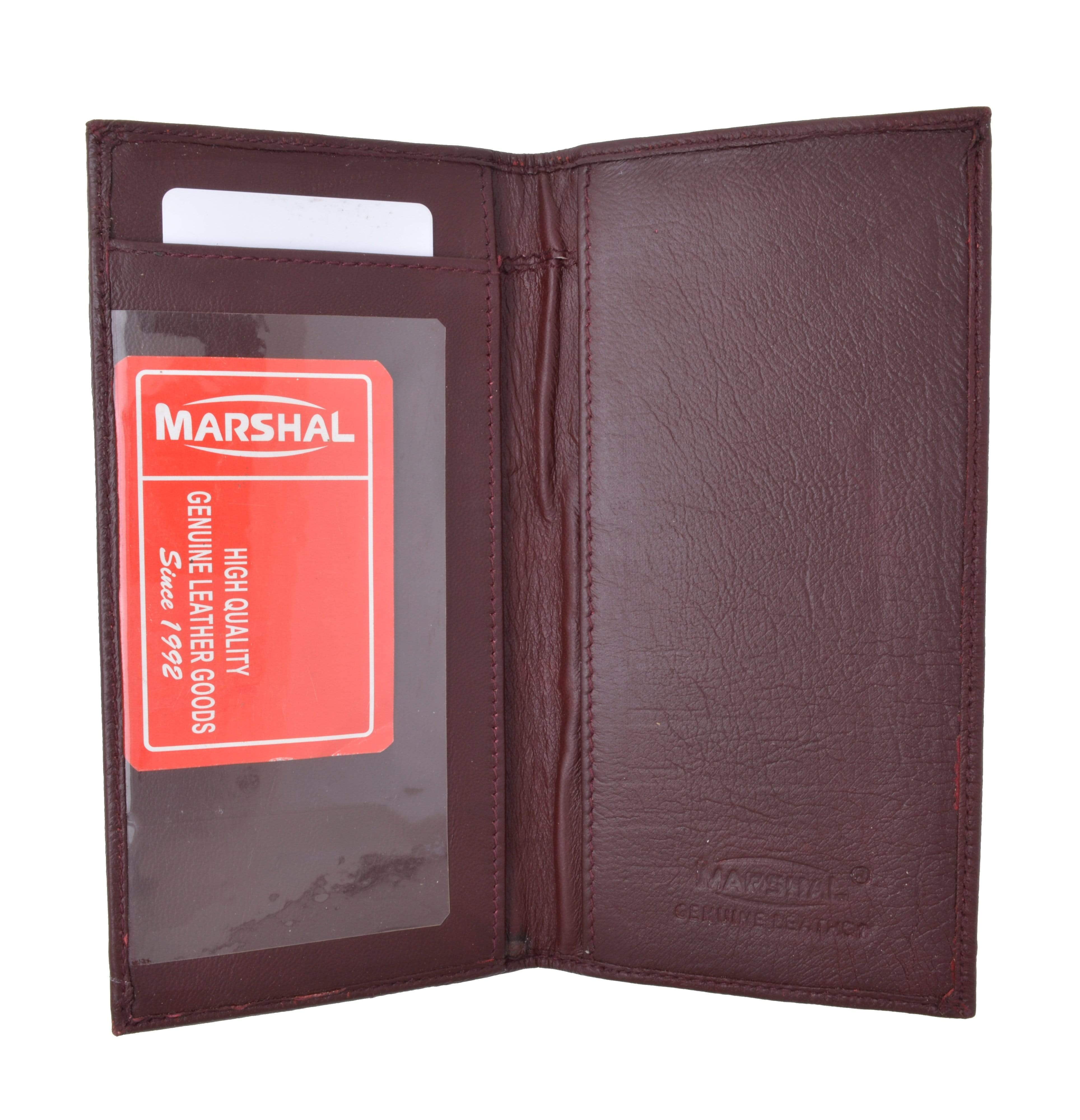 Brand New Hand Crafted Premium Soft Leather Simple Checkbook Cover P156 ...