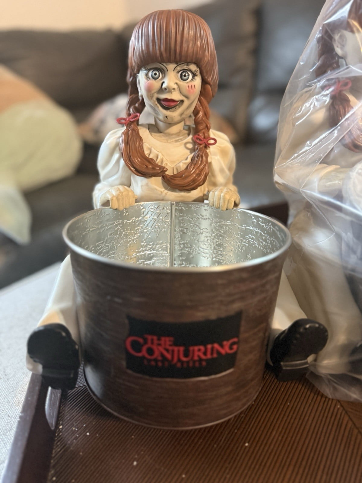 Brand New JOVIKE Annabelle Doll Holding Popcorn Tub - The Conjuring ...