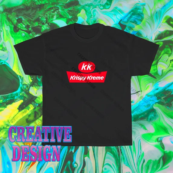Brand New Krispy Kreme Logo T-Shirt Funny Size S to 5XL - Walmart.com