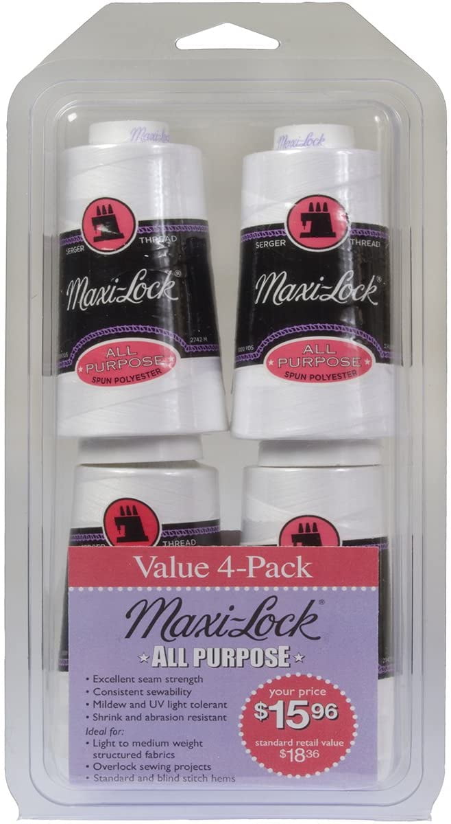 Brand New Maxi-Lock All Purpose Value Pack 4/Pkg-White Brand New ...