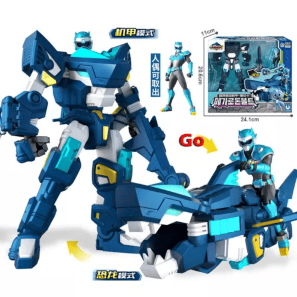 Brand New Miniforce Super Dino Power 2 Dinosaur Transform T-Rex Robot ...