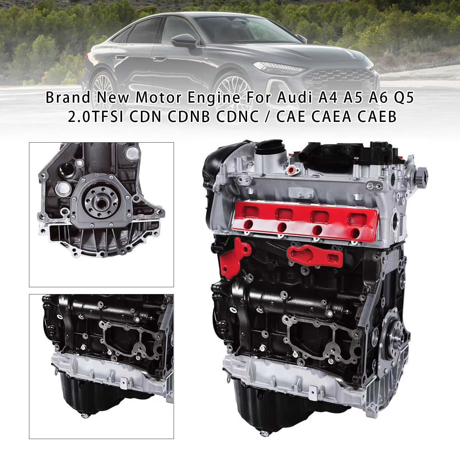 Brand New Motor Engine For Audi A4 A5 A6 Q5 2.0TFSI CDN CDNB CDNC/ CAE ...