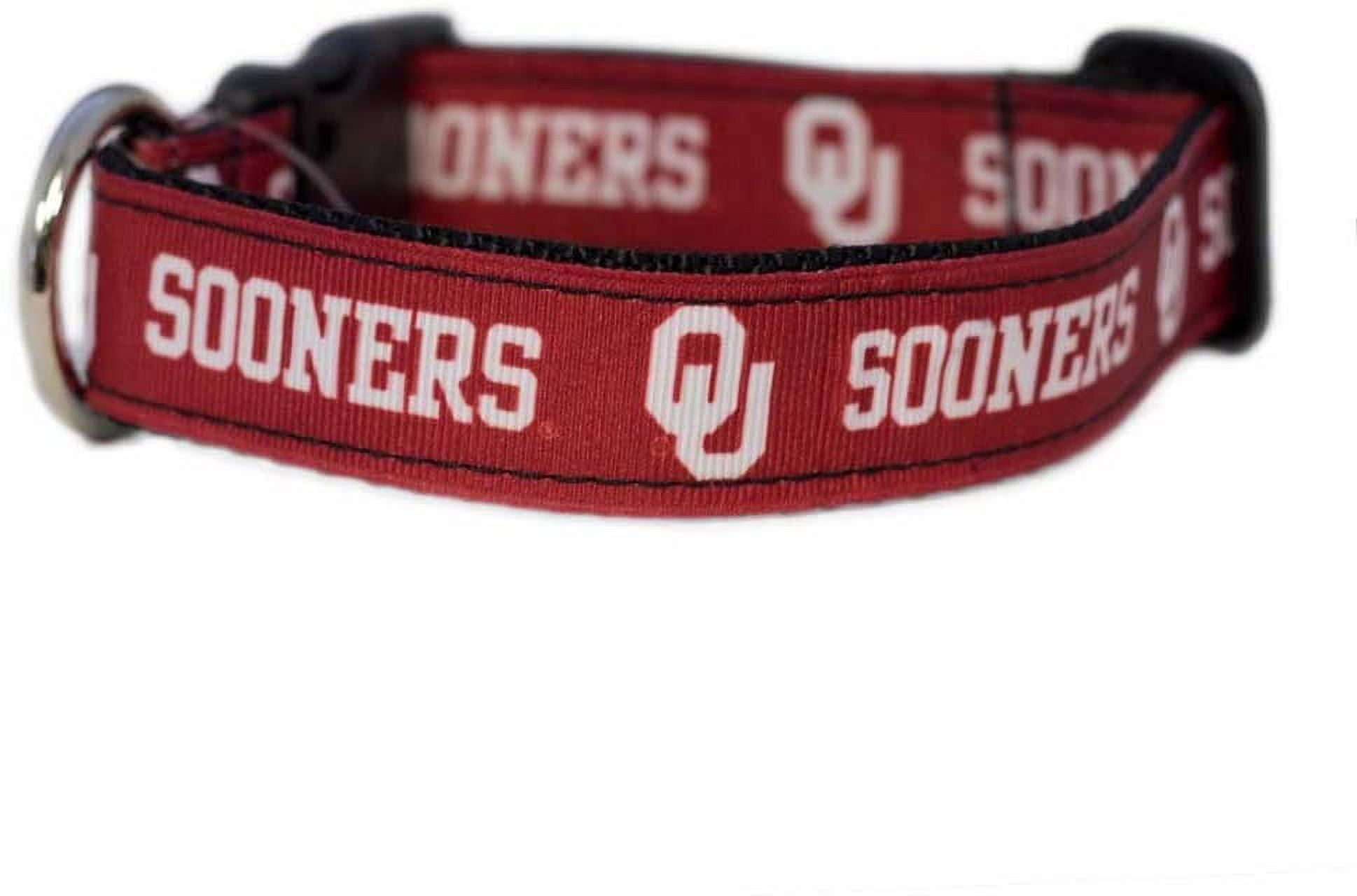 Brand New Oklahoma Pet Dog Collar(Small), Official Sooners Colors/Logo ...