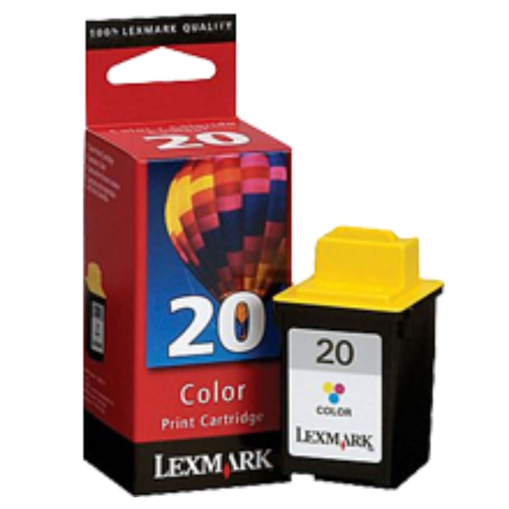 ~Brand New Original LEXMARK 15M0120 #20 INK / INKJET Tri Color ...