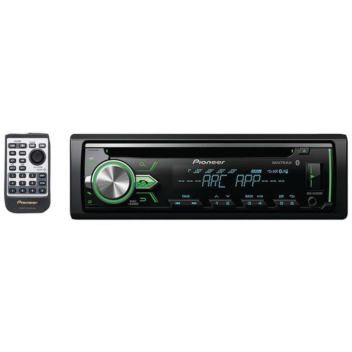 PIONEER DEH-X4900BT Single-DIN In-Dash CD Receiver with MIXTRAX(R) Bluetooth(R) & Multicolor ...