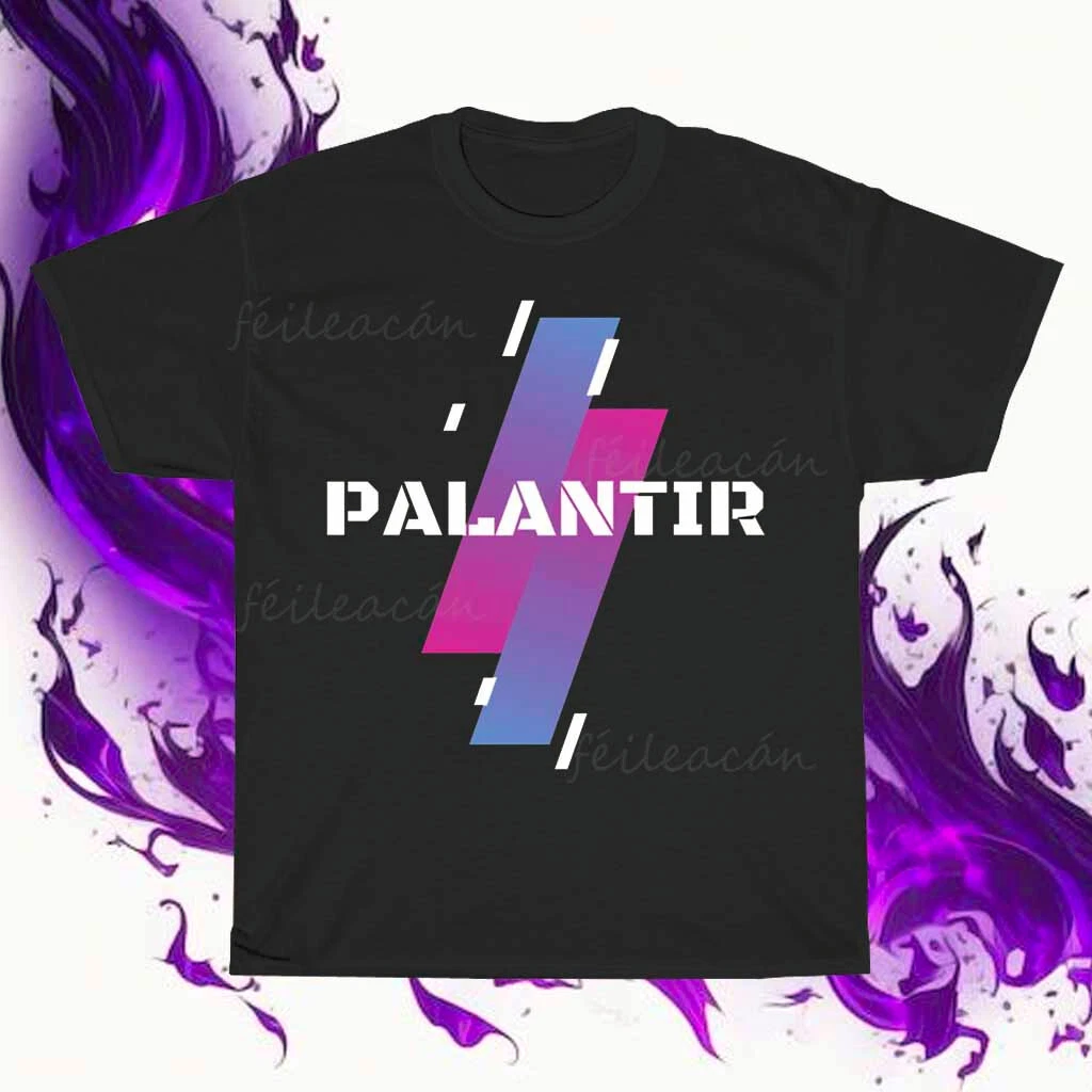 Brand New Palantir Logo MERCHANDISE Logo American T-Shirt Funny Size S ...