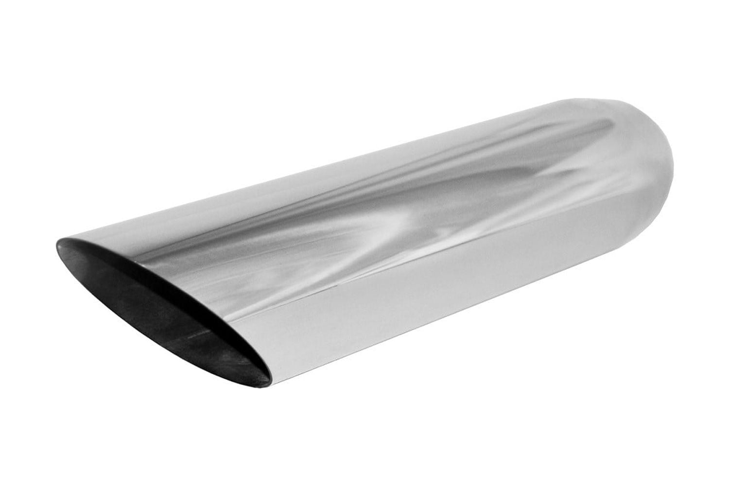 Brand New Polished Stainless Angle Cut Exhaust Tip 3" IN 4" Out 18 ...