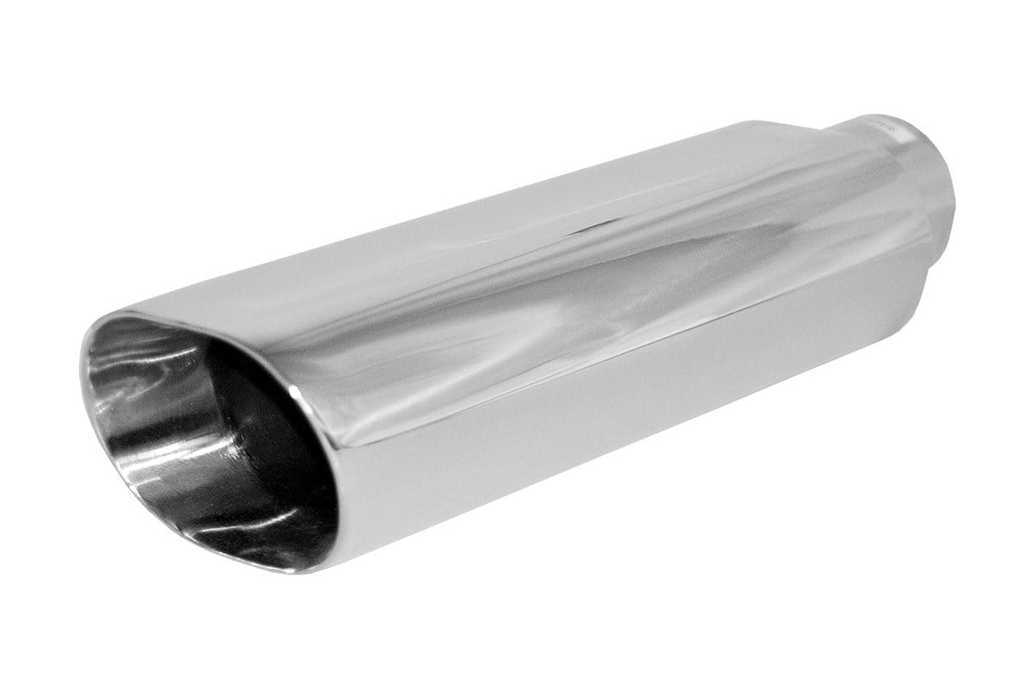 Brand New Polished Stainless Double Wall Exhaust Tip 2 1/2" IN 4 1/2 X ...
