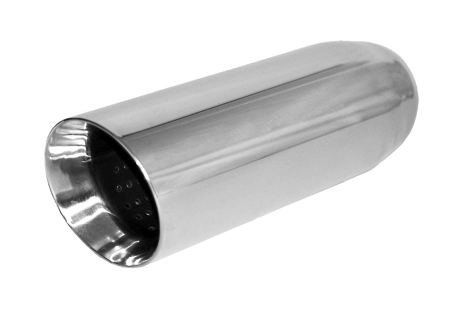 Brand New Polished Stainless Double Wall Slant Exhaust Tip 3" IN 4" Out ...
