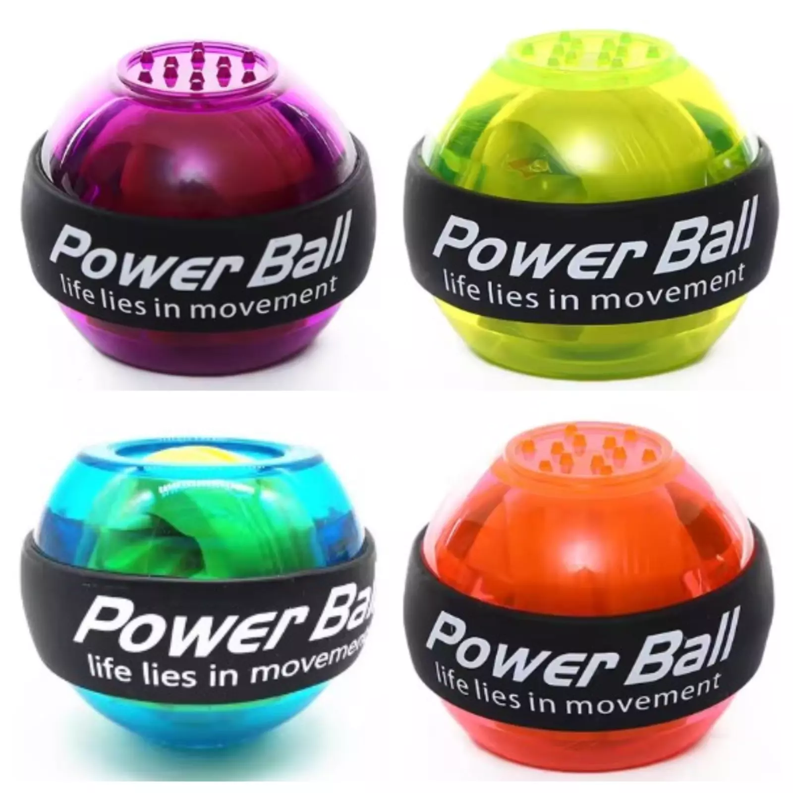 Brand New Power Gyro Wrist Arm LED Multi-Color Ball - Self-Starting ...