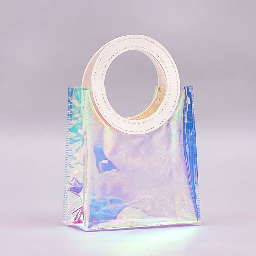 Brand New Practical PVC Square Shape Handle Round Shape Handle Clear ...