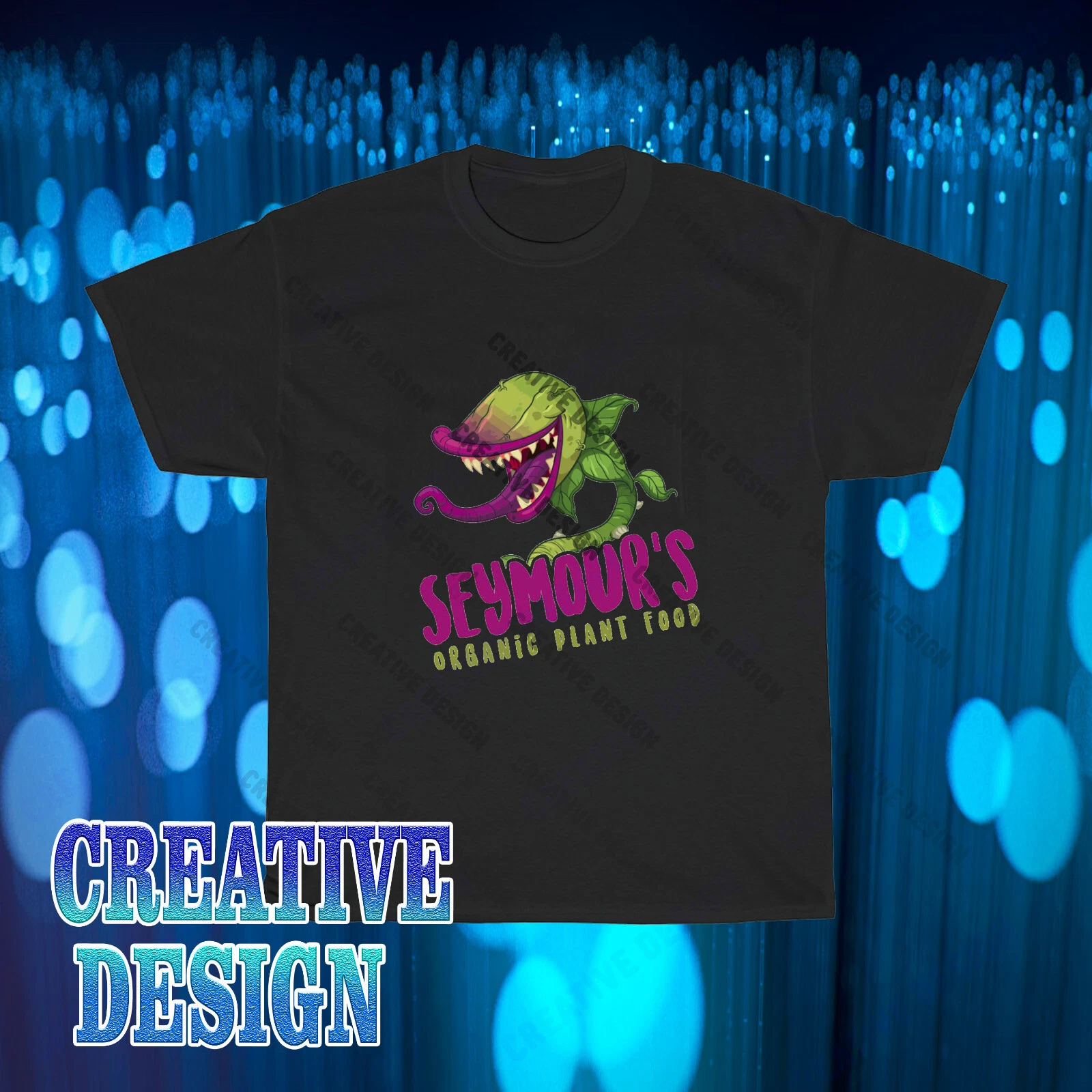 Brand New Seymour's Plant Food Logo T-Shirt Funny Size S to 5XL ...
