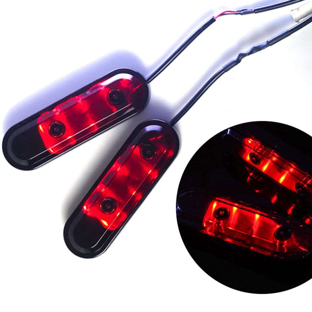Brand New Side Taillight Tail Light 1 Pair ABS+PC Bule Red Dazzling ...