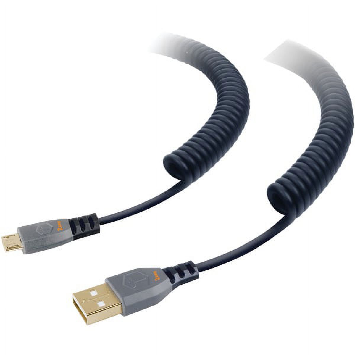 Brand New TOUGH TESTED TT-CC10-MICRO Durable Coiled Micro USB Cable ...