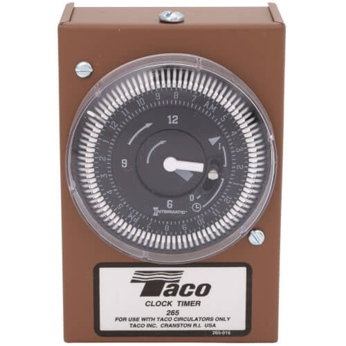 Brand New Taco Timer 265-1 Steel In-Line Pumps for Plumbing with O ...