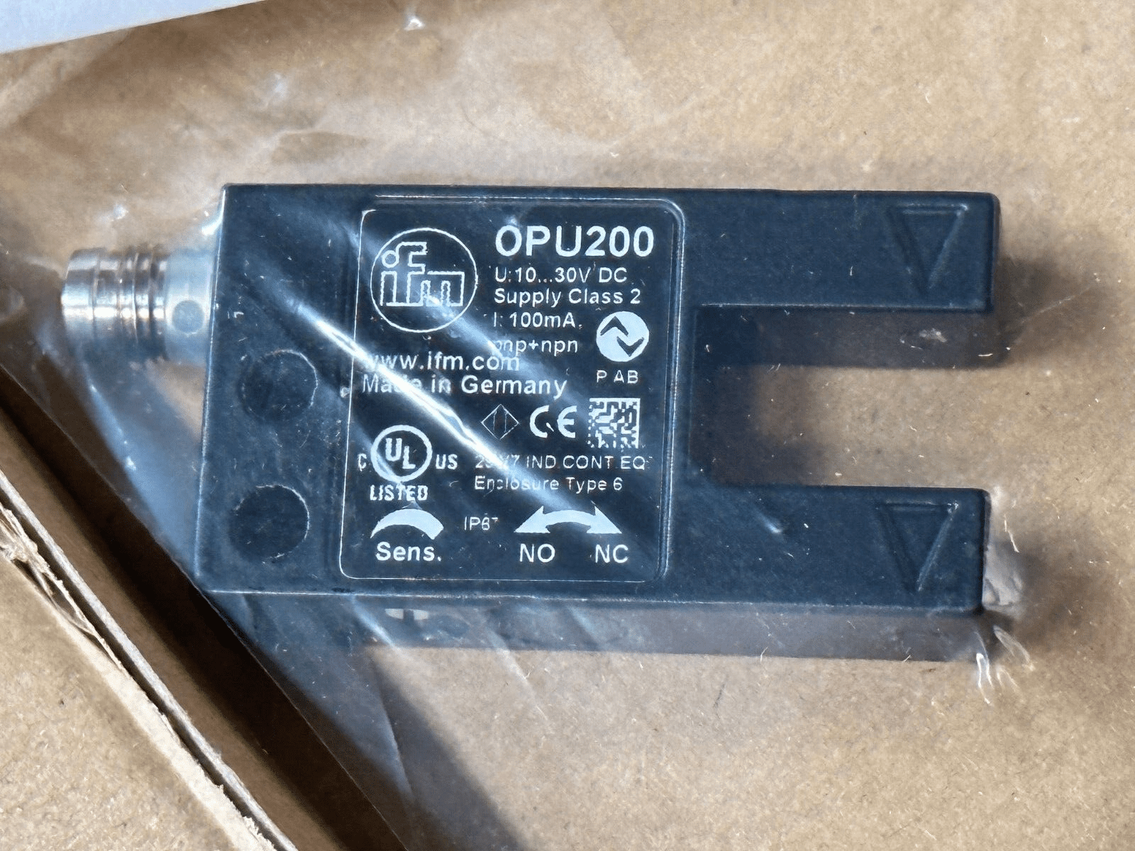 Brand New Unopened IFM OPU200 Fork Sensor - OPU-FCKG/IO-Link/AS ...