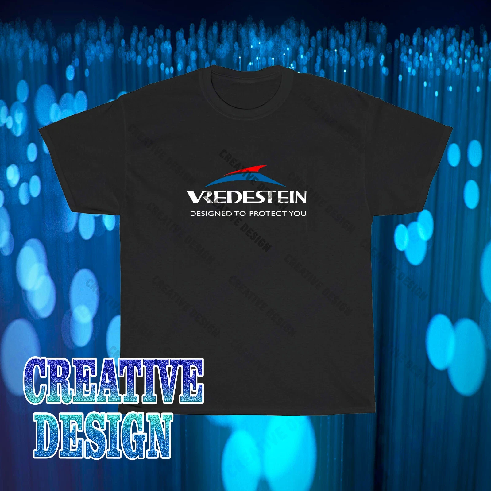 Brand New Vredestein Designed To Protect You Logo T-Shirt Funny Size S ...