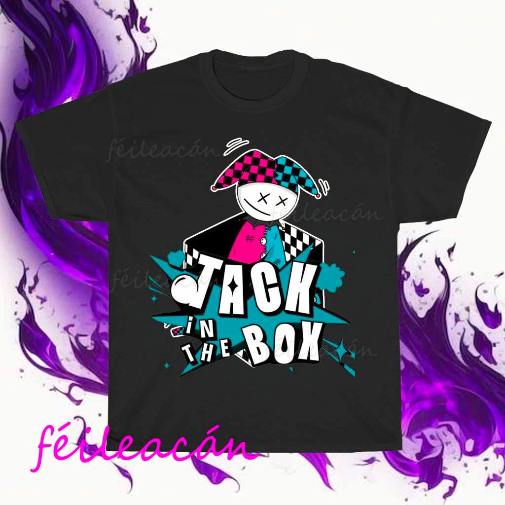 Brand New jack in the box Logo American T-Shirt Funny Size S to 5XL ...