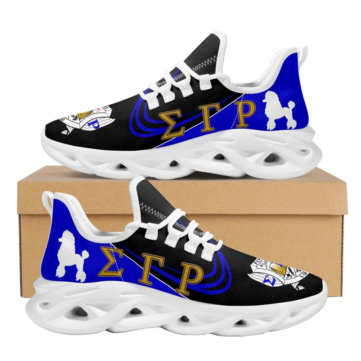 Brand Sigma Gamma Rho Poddle Design Breathable Women's Sneakers Fashion ...