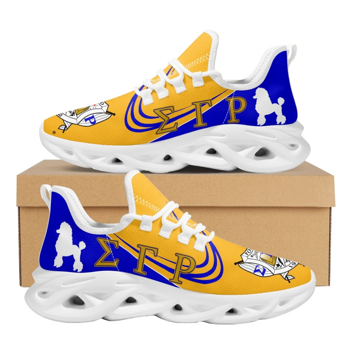 Brand Sigma Gamma Rho Poddle Design Breathable Women's Sneakers Fashion ...