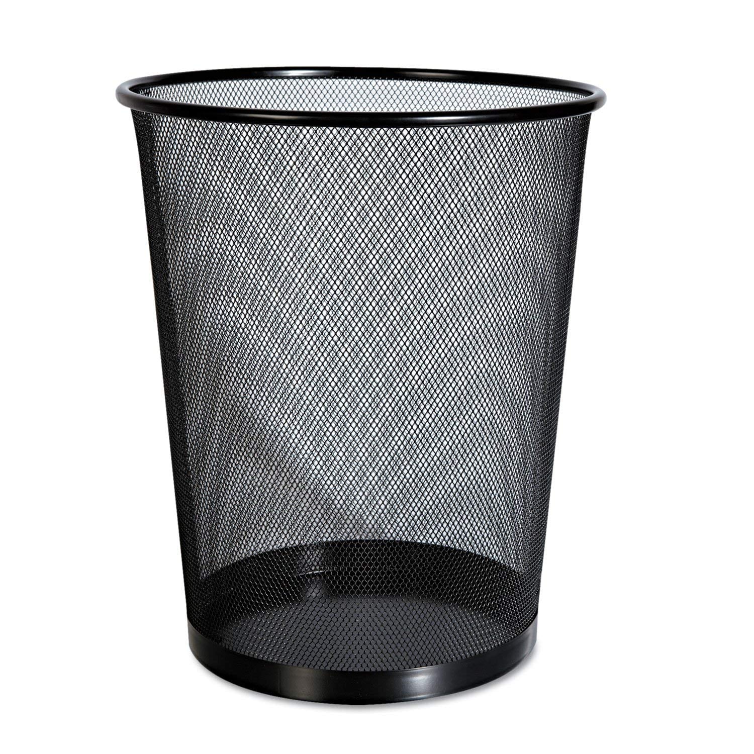 Brand Universal One Mesh Wastebasket, 18 qt, Color Black, Under 5 ...