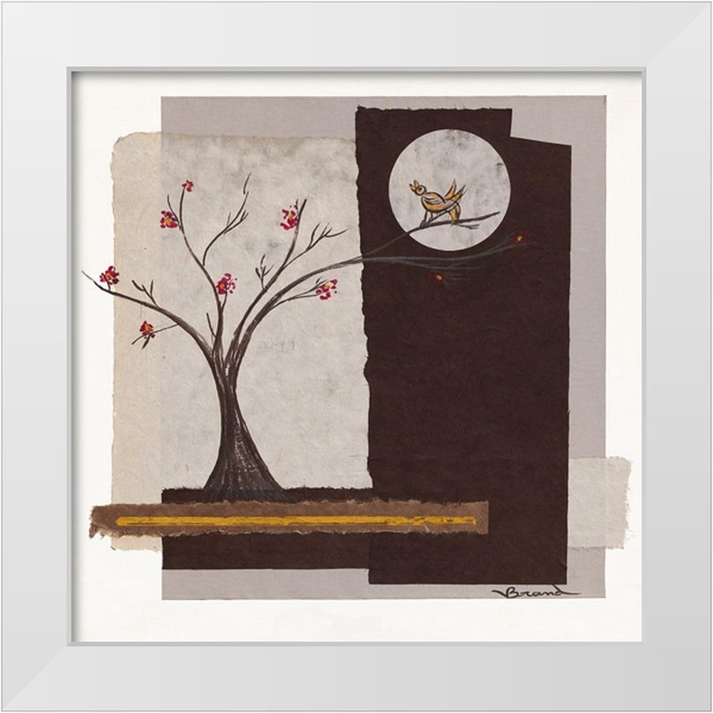 Brand, Valerie 26x26 White Modern Wood Framed Museum Art Print Titled ...