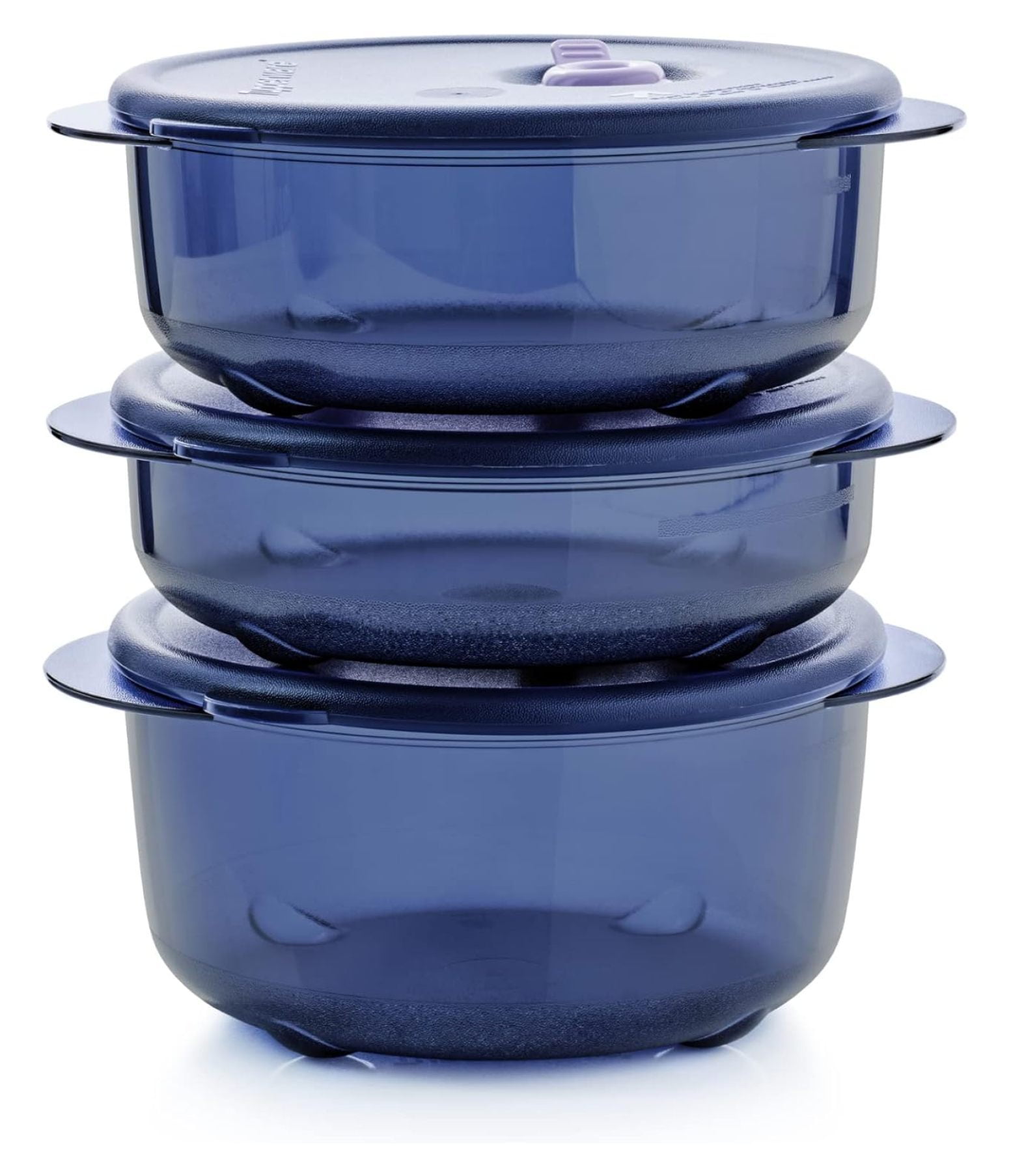 Brand Vent ‘N Serve Container Set - 3 Small Round Containers to Prep ...