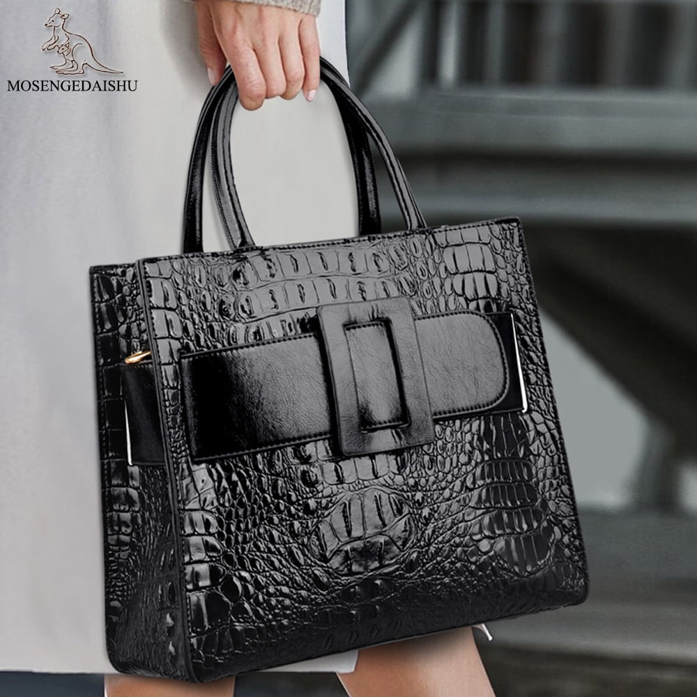 Brand Women Crocodile Handbag Luxury Belt Handbags Women Leather ...