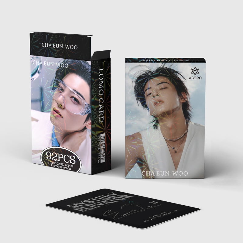 Brand name kaizukichin 92 small cards celebrity peripheral greeting cards ChaEunWoo Cha Eunwoo ...